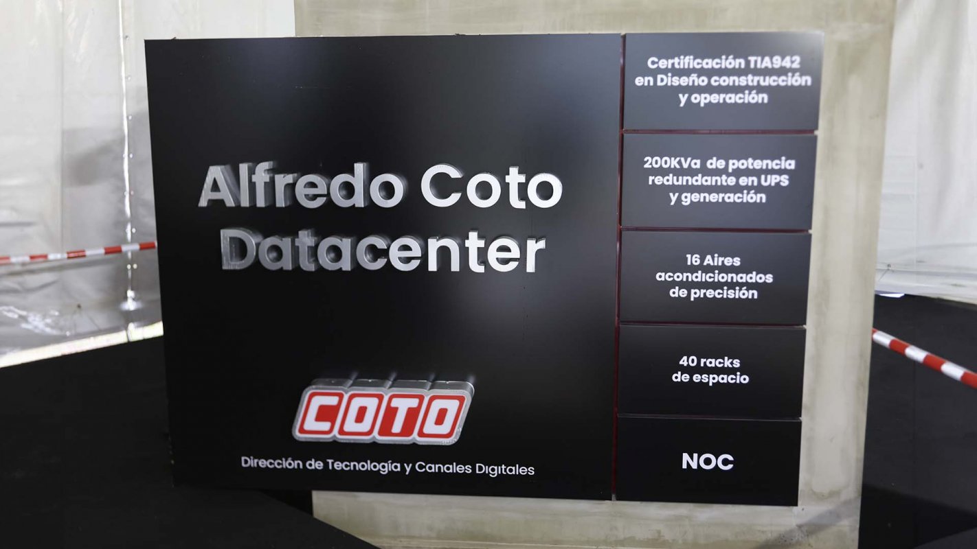 Coto inauguró data center - Trade & Retail